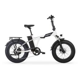 MBM Elektro-Falt-Fahrrad PHRIKE 20 Zoll, wei&szlig;