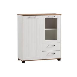 Tchibo Highboard »Jelda« - Schwarz - Holz