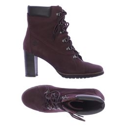 Timberland Damen Stiefelette, bordeaux, Gr. 39.5