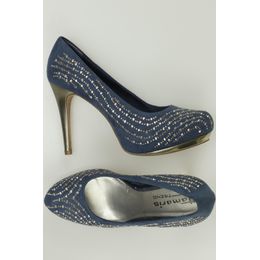 Tamaris Damen Pumps, blau, Gr. 38