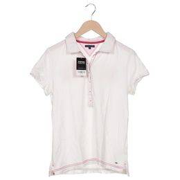 Tommy Hilfiger Damen Poloshirt, weiß, Gr. 44