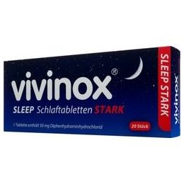 Vivinox SLEEP Schlaftabletten stark bei Schlafstörungen & Einschlafproblemen