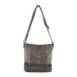 Tom Tailor Damen Juna Hobo-Tasche, grau, Gr. ONESIZE