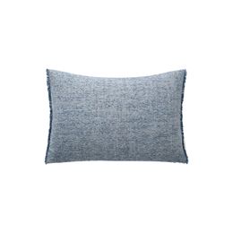 Tom Tailor Unisex Fransen Kissenhülle, blau, Gr. 40X60CM