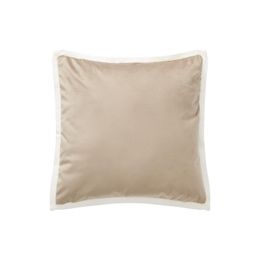 Tom Tailor Unisex Samt Kissenhülle, beige, Gr. 40X40CM