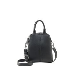 Tom Tailor Damen Dorine Shopper, schwarz, Uni, Gr. ONESIZE