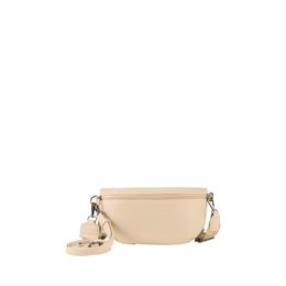 Tom Tailor Denim Damen Mena Gürteltasche, beige, Uni, Gr. ONESIZE