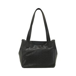 Tom Tailor Damen Mirenda Shopper, schwarz, Uni, Gr. ONESIZE