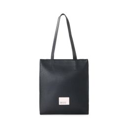 Tom Tailor Denim Damen Nio Shopper, schwarz, Uni, Gr. ONESIZE