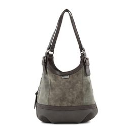 Tom Tailor Damen Juna Shopper, grau, Gr. ONESIZE