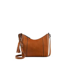 Tom Tailor Damen Pira Beuteltasche, braun, Uni, Gr. ONESIZE