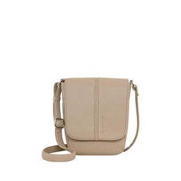 Tom Tailor Damen Dorine Überschlagtasche, braun, Uni, Gr. ONESIZE