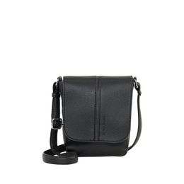 Tom Tailor Damen Dorine Überschlagtasche, schwarz, Uni, Gr. ONESIZE