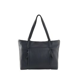 Tom Tailor Damen Beca Shopper, blau, Uni, Gr. ONESIZE