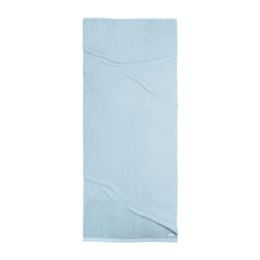 Tom Tailor Unisex Frottier Badetuch, 80x200 cm, blau, Uni, Gr. 80X200