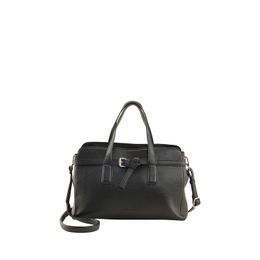 Tom Tailor Damen Maurine Shopper, schwarz, Uni, Gr. ONESIZE