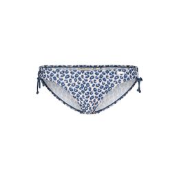 Tom Tailor Damen Gemusterte Bikinihose, blau, Animalprint, Gr. 36