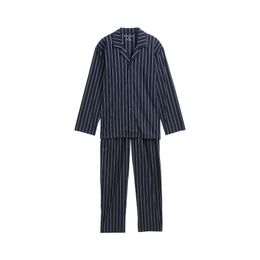 Tom Tailor Herren Gestreifter Pyjama, blau, Gestreift, Gr. 54