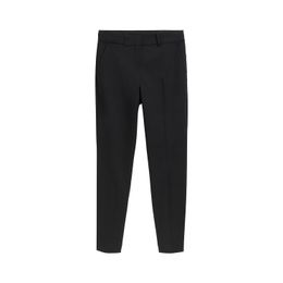 Tom Tailor Damen TTMIA Slim Hose, schwarz, Uni, Gr. 34/30