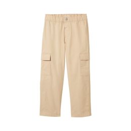 Tom Tailor Jungen Cargo Hose, braun, Uni, Gr. 110