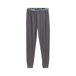 Tom Tailor Herren Pyjamahose in Melange-Optik, grau, Meliert, Gr. 50