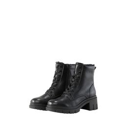 Tom Tailor Damen Stiefeletten mit Block-Absatz, schwarz, Uni, Gr. 39