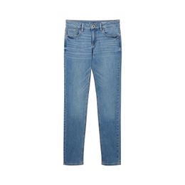 Tom Tailor Damen Alexa Slim Jeans, blau, Uni, Gr. 28/32