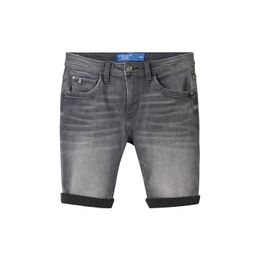 Tom Tailor Herren Superflex Josh Jeansshorts, grau, Uni, Gr. 30