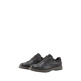 Tom Tailor Herren Kunstleder Schnürschuhe, grau, Uni, Gr. 40