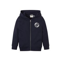 Tom Tailor Jungen Kapuzen Hoodie mit Logoprint, blau, Uni, Gr. 92/98