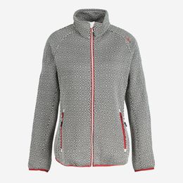 TK Maxx Weiß-schwarze Fleecejacke