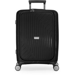 Hartschalen-Trolley Hauptstadtkoffer "TXL, 55 cm" Gr. B/H/T: 40 cm x 55 cm x 23 cm 40 l, schwarz Koffer Hartschalen-Koffer Handgepäck-Koffer Reisegepäck TSA Schloss