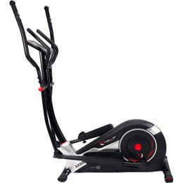 Crosstrainer-Ergometer Christopeit Sport "AX 8000" Crosstrainer Gr. ohne Unterlegmatte, rot (schwarz/rot/silberfarben)