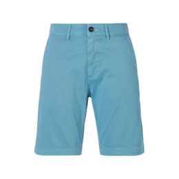 Chinohose BOSS Orange "Chino-slim-Shorts" Gr. 36, N-Gr, blau (open blue486) Herren Hosen mit Kontrastdetails