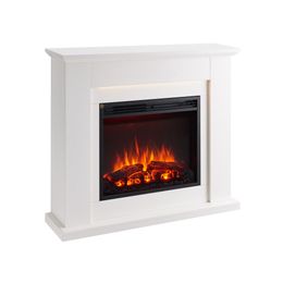 CrownFlame Elektrokamin 'Hektor' weiß 2 kW