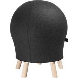 Topstar Hocker Sitness Alpine, mit integriertem Gymnastikball, Bezug 75 % Schurwolle, anthrazit