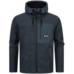 Ragwear Fleecejacke Herren, blau