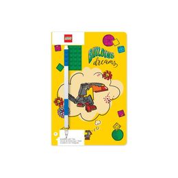 Euromic LEGO STATIONERY notebook BUILDING DREAMS w/gel pen