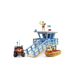 Bruder bworld lifeguard station with quad bike and personal water craft