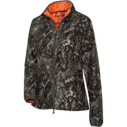Parforce Active Damen Wendefleecejacke greenSphere&reg; Signal Oliv/Signalorange (Gr&ouml;&szlig;e: XS)