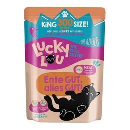Lucky Lou Nassfutter Katze Adult Ente und Gefl&uuml;gel 12x300 g