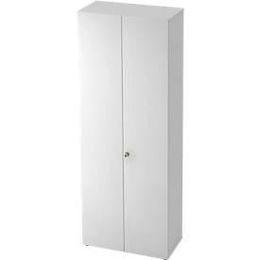 Schrank TOPAS LINE, Akten/Garderobenschrank, 6 Ordnerhöhen, B 800 mm, weiß