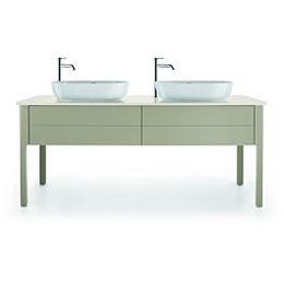 Duravit Luv Waschtischunterschrank LU9562B6060 178,3x57x74,3cm, Taupe Seidenmatt, 2 Auszüge, stehend