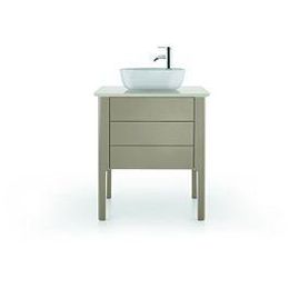 Duravit Luv Waschtischunterschrank LU956506060 68,8x45x74,3cm, Taupe Seidenmatt, 1 Schubkasten, 1 Auszug, stehend