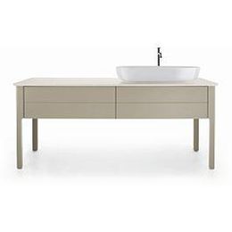 Duravit Luv Waschtischunterschrank LU9563R6060 178,3x57cm, rechts, Taupe Seidenmatt, 2 Auszüge, stehend