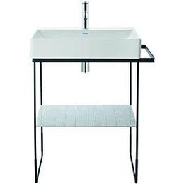 Duravit DuraSquare Metallkonsole 0031014600 bodenstehend, zu Waschtisch 235360, schwarz matt