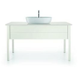 Duravit Luv Waschtischunterschrank LU956103636 138,8x57x74,3cm, Weiß Seidenmatt, 1 Auszug, stehend