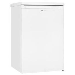 Vollraumkühlschrank exquisit KS16-4-E-040E, 100 W, 109 l, 40 dB, 2 Fächer/1 Kühlfach/1 Frischefach/3 Türfächer, B 550 x T 570 x H 855 mm, weiß