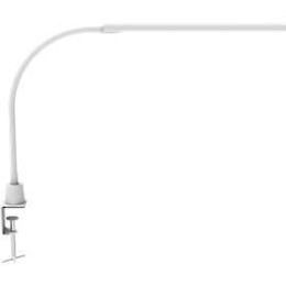 LED-Klemmleuchte Maulpirro, Leistung 7 W, 4-Stufen-Dimmer, 390 lm, schwenkbar, Klemmweite 45 mm, weiß