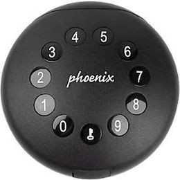 Schlüsseltresor Phoenix Palm KS0211E, motorisiertes Schlüsselschloss, Steuerung per App, Bluetooth, Wasser-/Staubfest IP65, schwarz